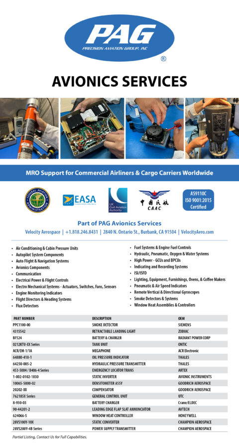 Avionics Service - Capabilities Catalog